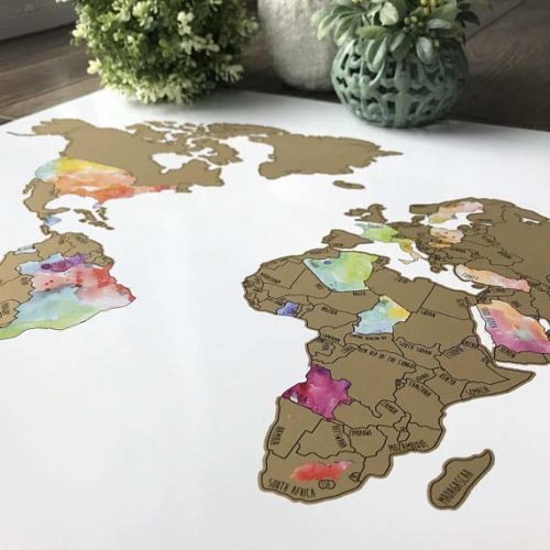 The World Revealed: 7 Scratch Off Maps You'll Love